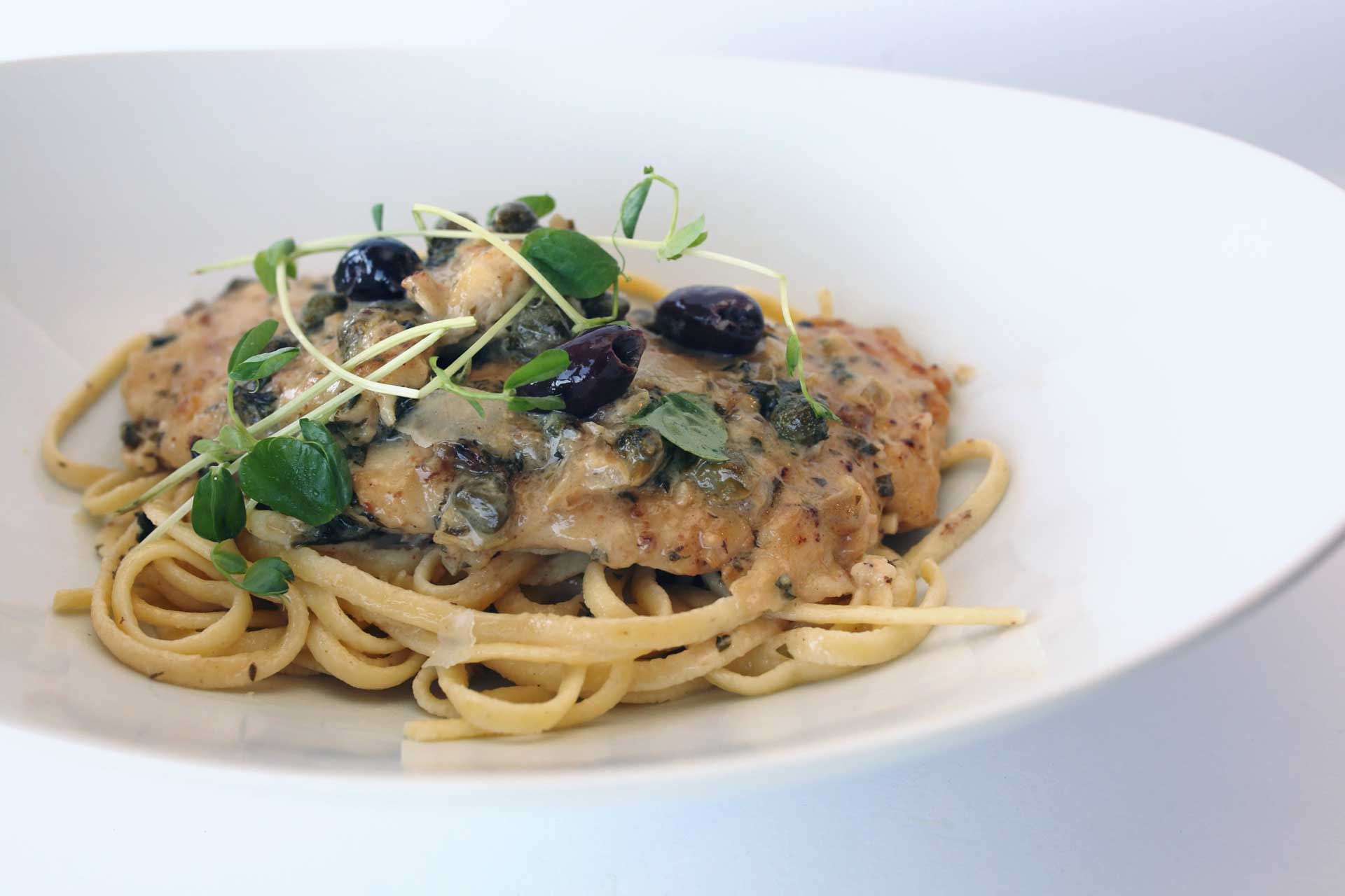 Chicken Scaloppini with Olives, Lemon, and Capers - Truffles and Thyme